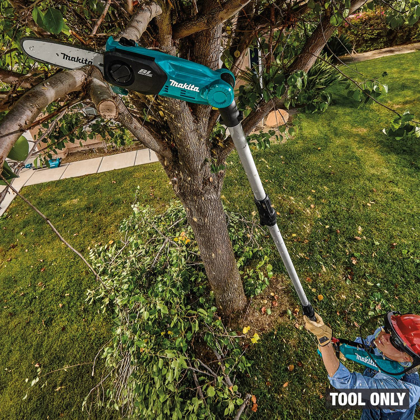Makita 18V LXT® Brushless 8" Extendable Articulating Pole Saw, Tool ...