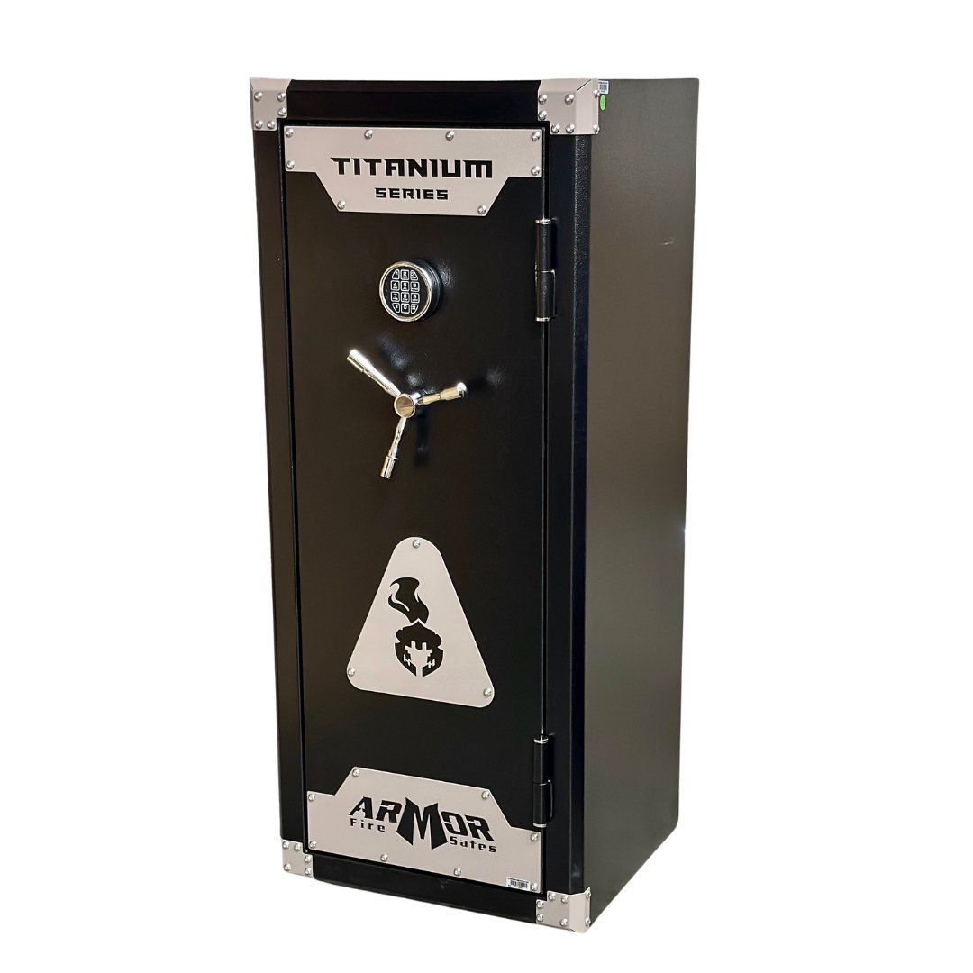 Armor (AM-24GFS) 24-Gun Fire Resistant Convertible Safe - Titanium Ser ...