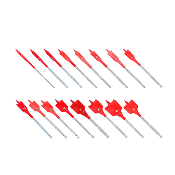 Spade Bit Set For Wood (16-pc) — Pacific Power Tools