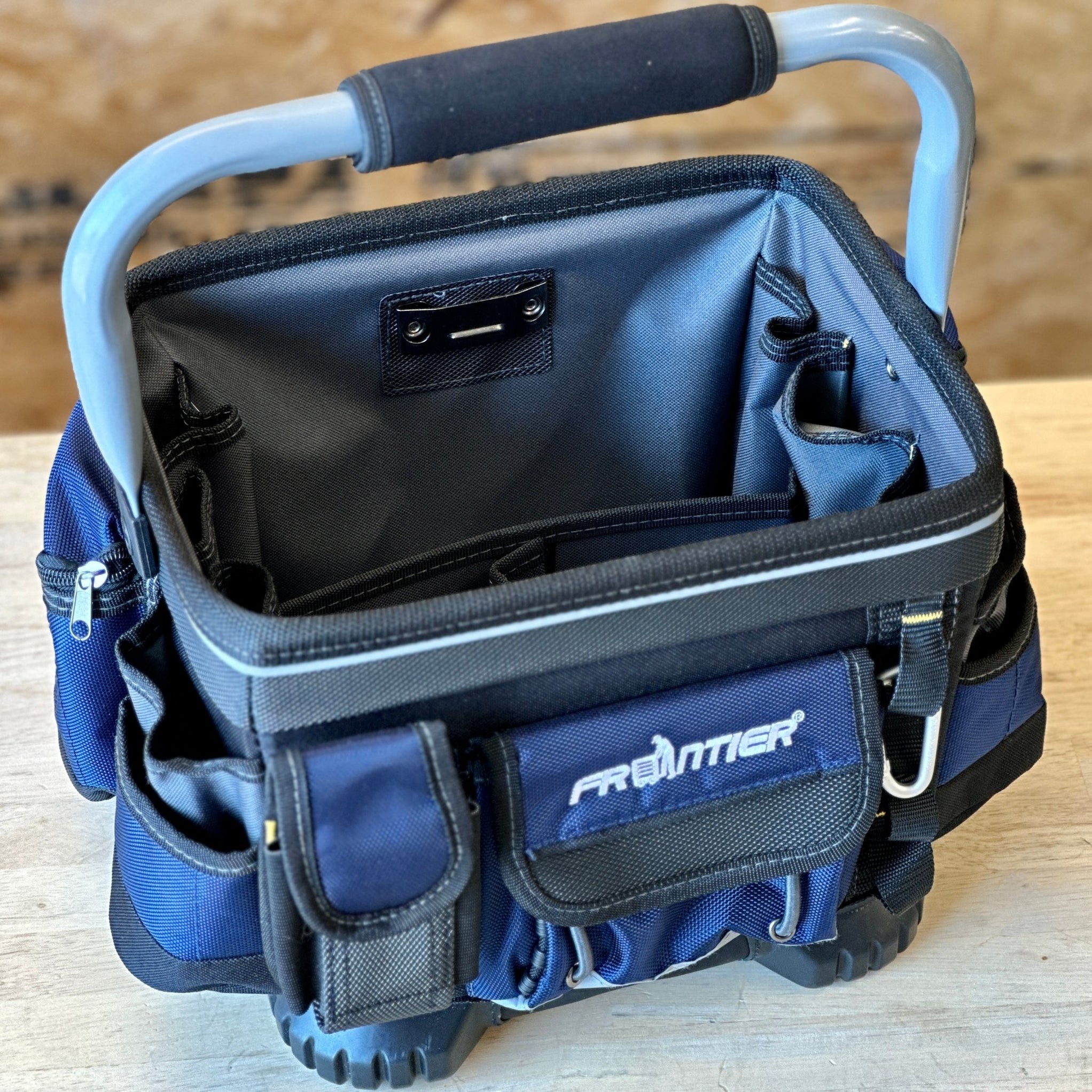Frontier (FR-23009) 10 in. Open Tote Tool Bag with Rotating Handle ...