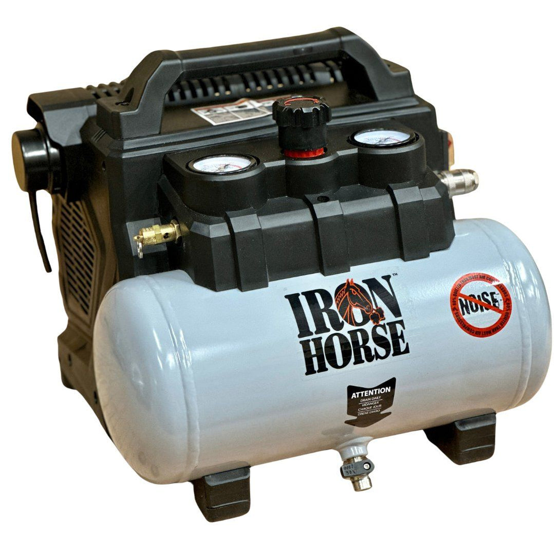 Iron Horse (IH-1015OF-PQS) .75-HP 1.5-Gallon Hot Dog Air Compressor ...
