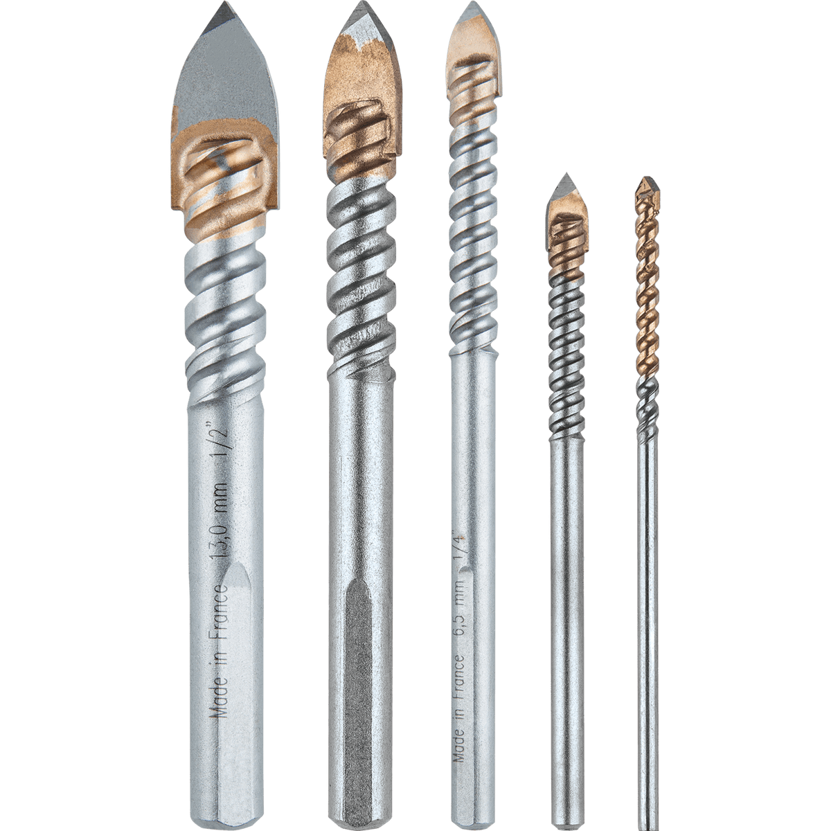 Makita (B-68993) 5 Pc. Assorted Glass & Tile Bit Set — Pacific Power Tools