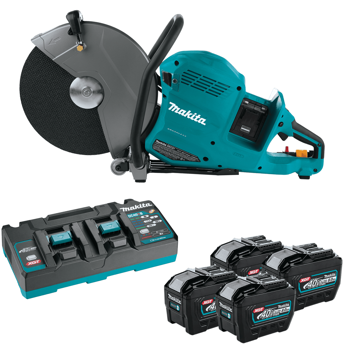 Makita (GEC01PL4) 80V max XGT® Brushless 14" Power Cutter Kit (8.0Ah) — Pacific Power Tools