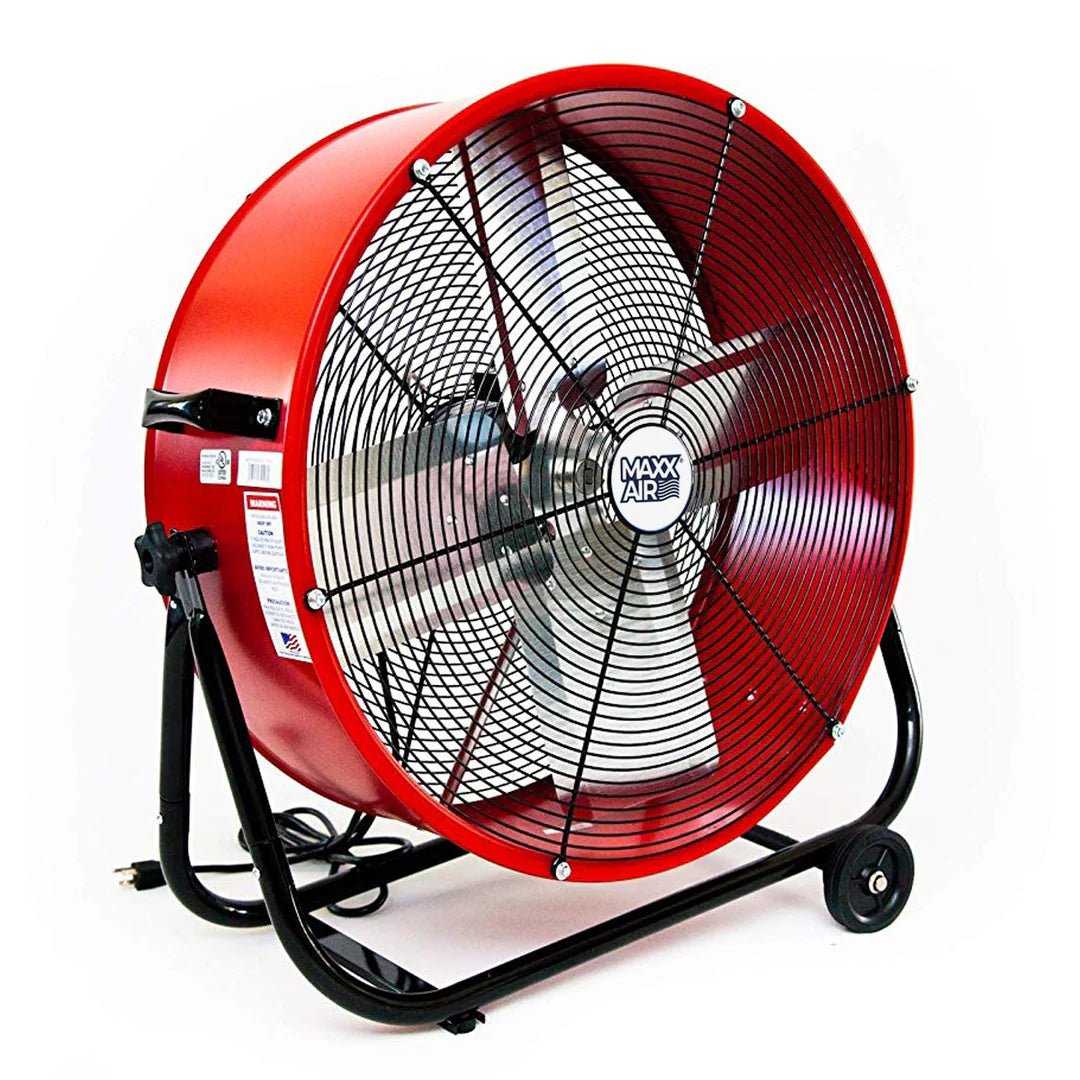 MaxxAir (MA-RCBF24TF-R) 24-Inch High-Velocity 2-Speed Portable Air Cir ...